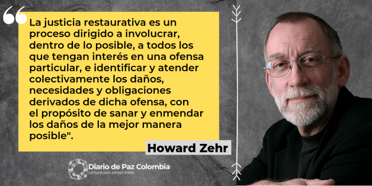 Qué debemos entender por «Justicia Restaurativa». Así lo explica el ...